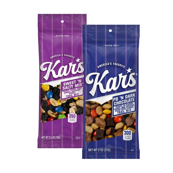 Kar’s Nuts Variety Pack BCF26 Trail Mix Snacks - Sweet 'N Salty Mix ...