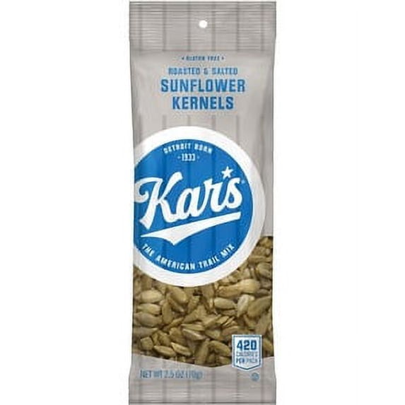 Kar's Roasted and Salted Sunflower Kernels, Delicious Snack, 2.5 oz ...