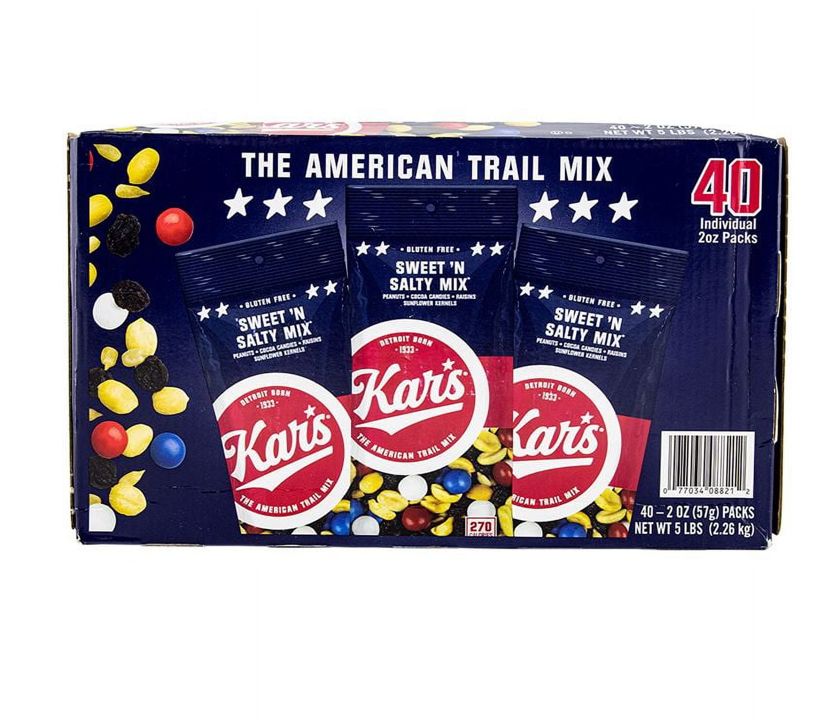 Kar's Trail Mix, Sweet 'n Salty - Nuts Individual Snack Packs (2 oz ...