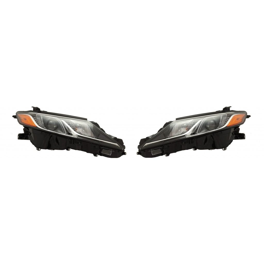 KarParts360 For 2018 2019 Toyota Camry Headlight LED Type w/Bulbs ...