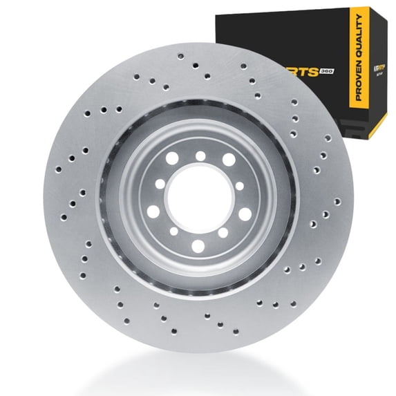 KarParts360 For BMW 335is 2011 2012 2013 Brake Rotor Passenger Side ...