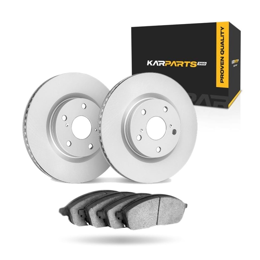 KarParts360 For BMW X2 2018 2019 2020 Brake Rotor Set | Front Cast Iron ...