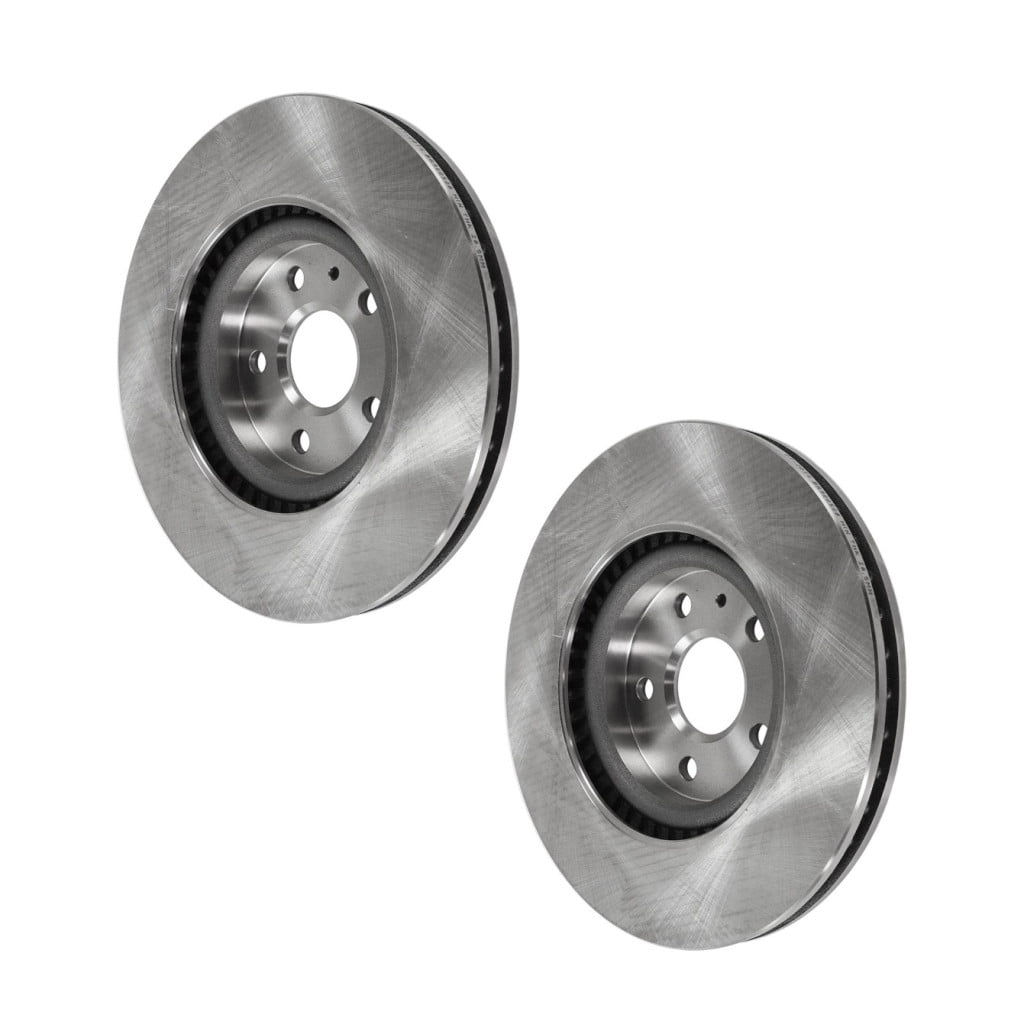 KarParts360 For Cadillac CTS 2008-2014 Brake Discs Driver And Passenger Side | Front | Cast Iron ...