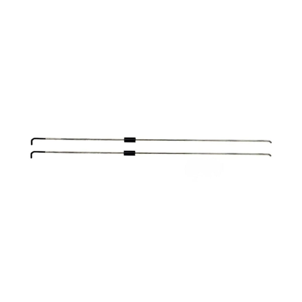 KarParts360 For Chevy C2500/K2500 1990-1999 Tailgate Latch Rods | Metal ...