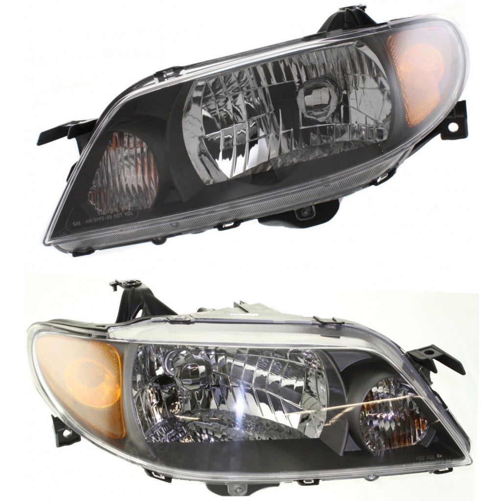 KarParts360 For 2001 2002 2003 Mazda Protege Headlight Assembly Pair ...