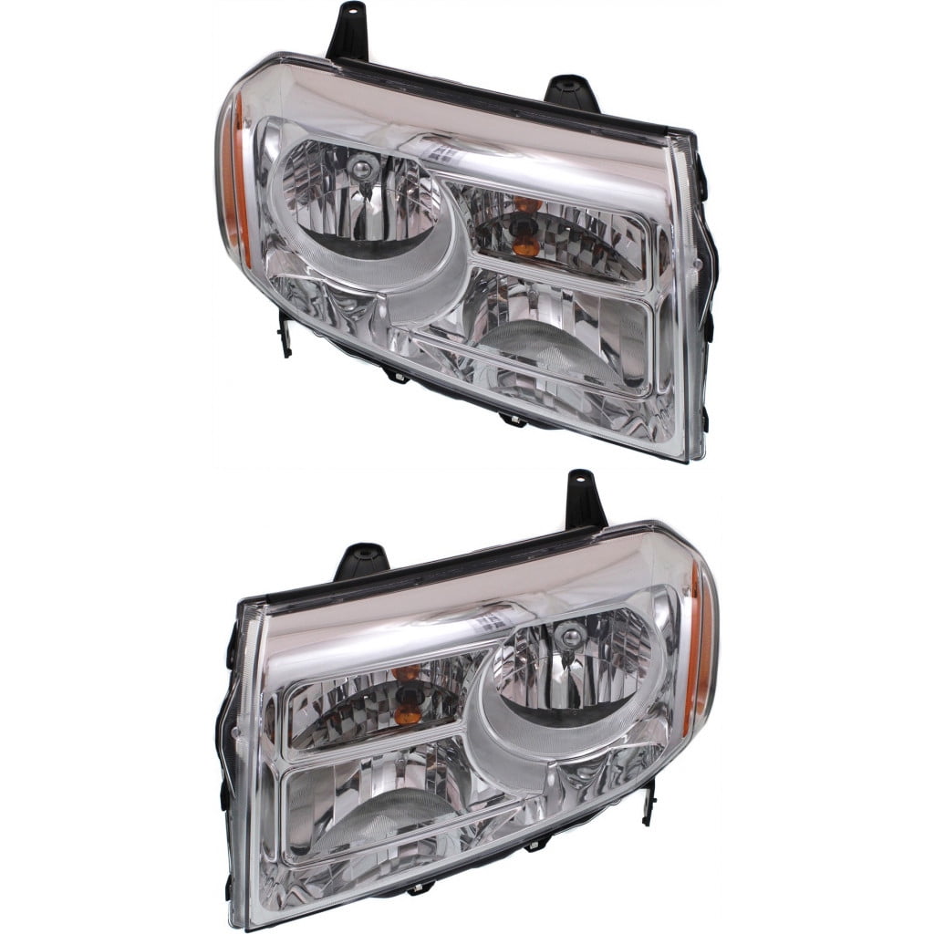 KarParts360 For 2012 2013 2014 2015 Honda Pilot Headlight Assembly Pair ...