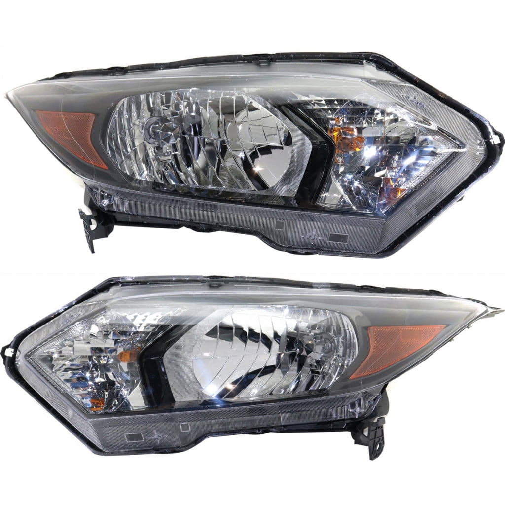 KarParts360 For 2016 2017 2018 Honda HR-V Headlight Assembly Pair ...