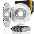 KarParts360 For BMW 325is/325iX/325i 1990 1991 Brake Rotor Set Front ...
