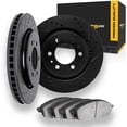 KarParts360 For Isuzu Ascender 2004 2005 Brake Rotor Set | Cast Iron ...