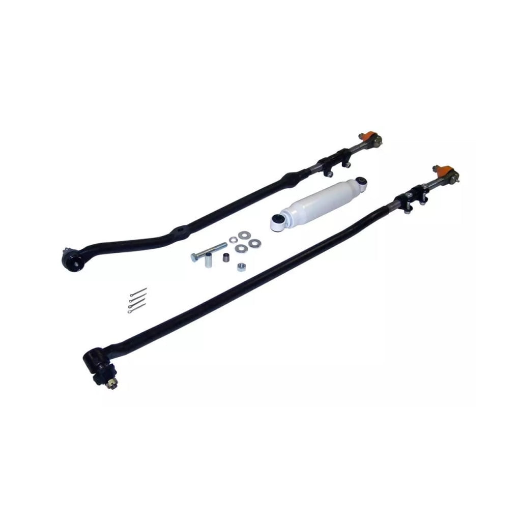 KarParts360 For Jeep Wrangler 1997-2006 Steering Kit | Black And White ...