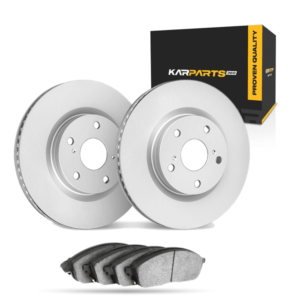 KarParts360 For Lincoln MKX 2007 2008 Brake Set Front | Cast Iron Rotor ...