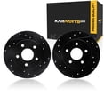 KarParts360 For Pontiac G5 2007 2008 2009 2010 Rotor Set | Black ...