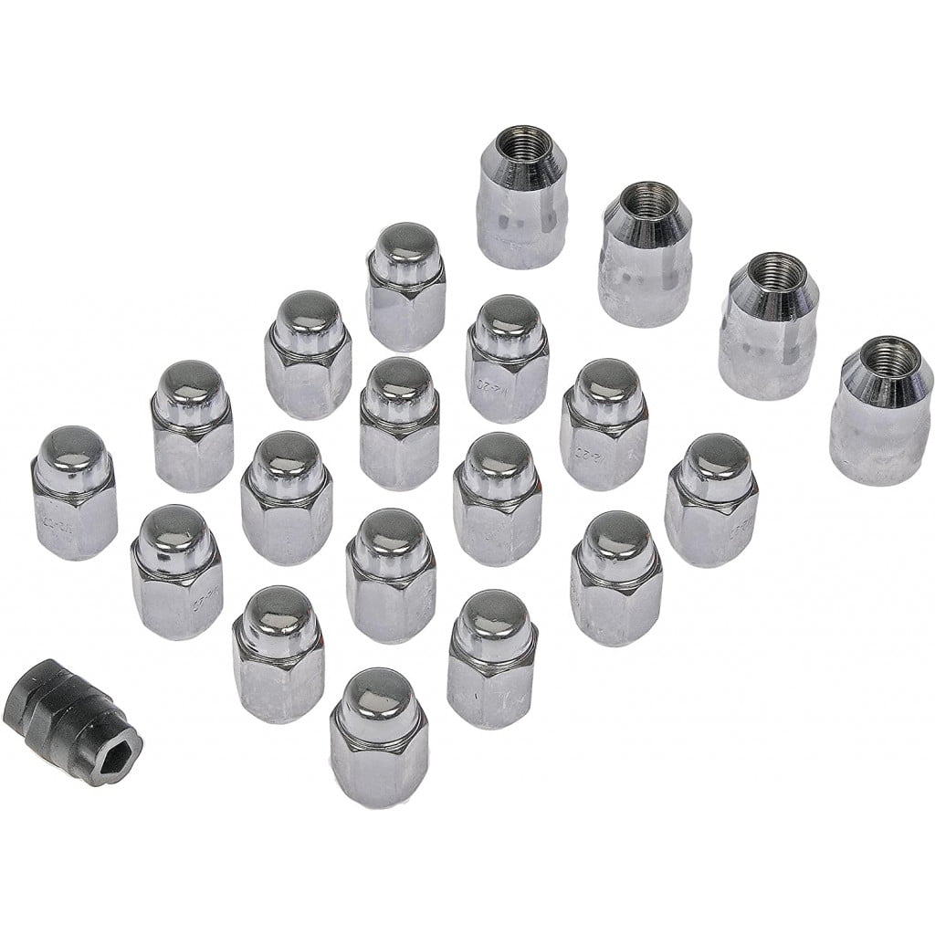 KarParts360 For Ford F-250 1990 1991 Wheel Lock Set | Steel | Chrome ...