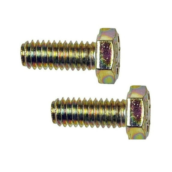 KarParts360 Hex Bolts - 2 Pieces | Steel | Zinc Plated, Natural | Hex ...