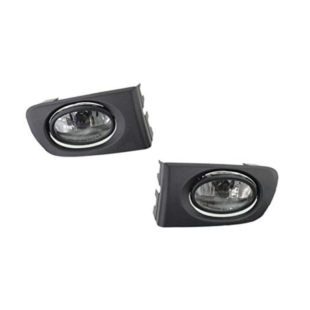 KarParts360 For Honda Civic 2003 Coupe Fog Lights Driver and Passenger ...