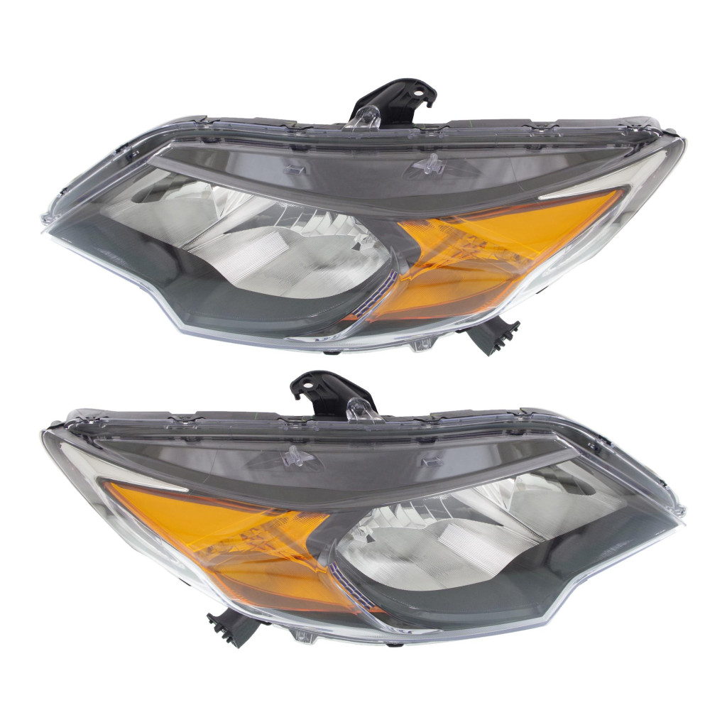 KarParts360 For Honda Civic 2014 2015 Headlight Driver and Passenger ...