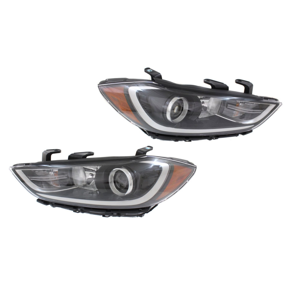 KarParts360 For Hyundai Elantra 2017 2018 Headlight Assembly Driver And ...