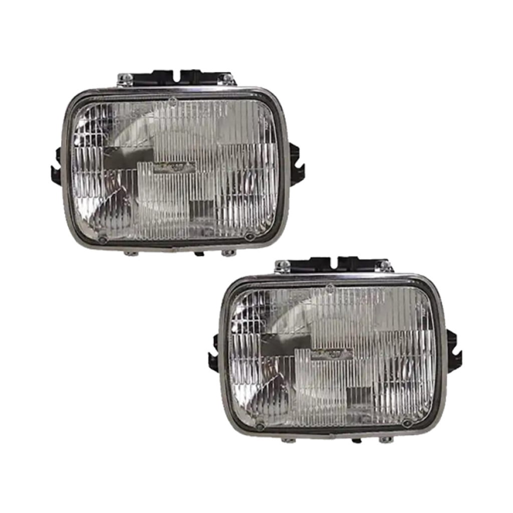 KarParts360 For Jeep Cherokee 1990-2001 Headlight Driver And Passenger ...