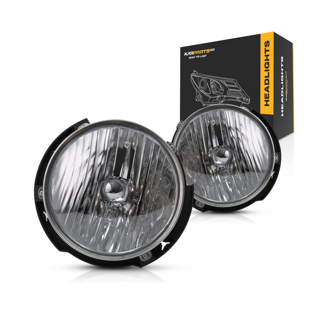 KarParts360 For Jeep Wrangler 2007-2018 Headlight Assembly Driver And ...