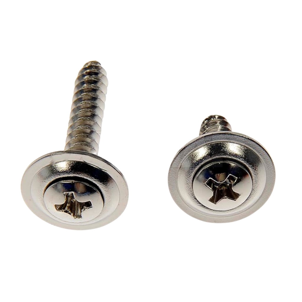 KarParts360 Multi-Purpose Screws | Steel Material | Clear Zinc | Coarse ...
