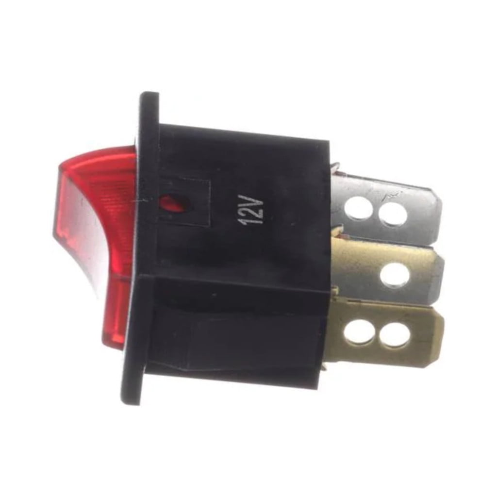 KarParts360 Rocker Switch | Copper | Black | Red Illumination | Snap ...