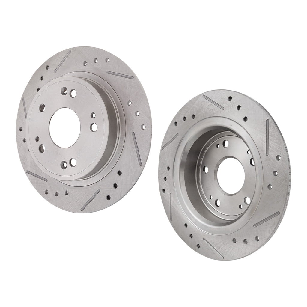 KarParts360 For Scion iM 2016 Brake Disc Driver And Passenger Side | Pair | Rear | Cast Iron ...