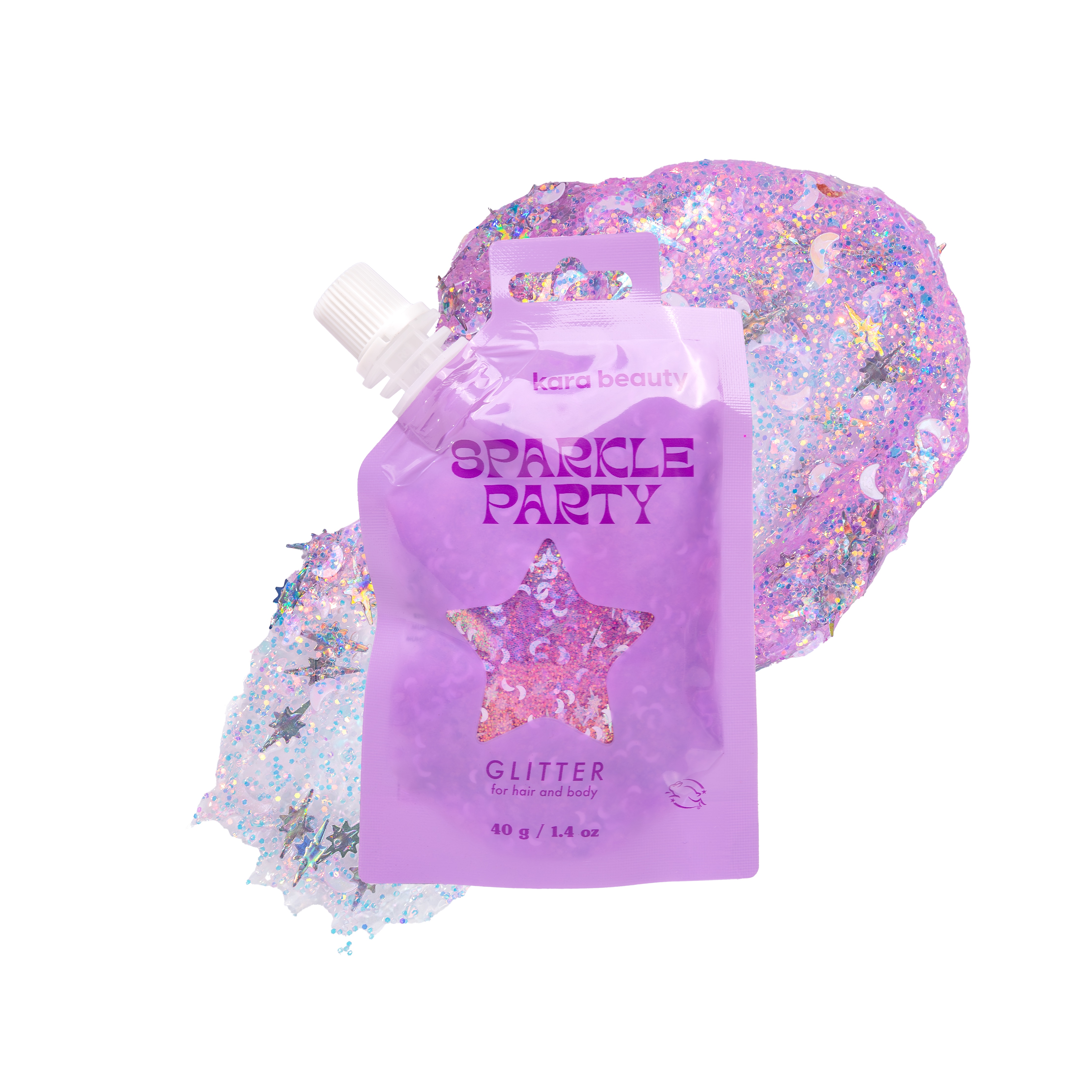 Kara Beauty Sparkle Party Glitter Lavender Moons 1.4 oz - Walmart.com