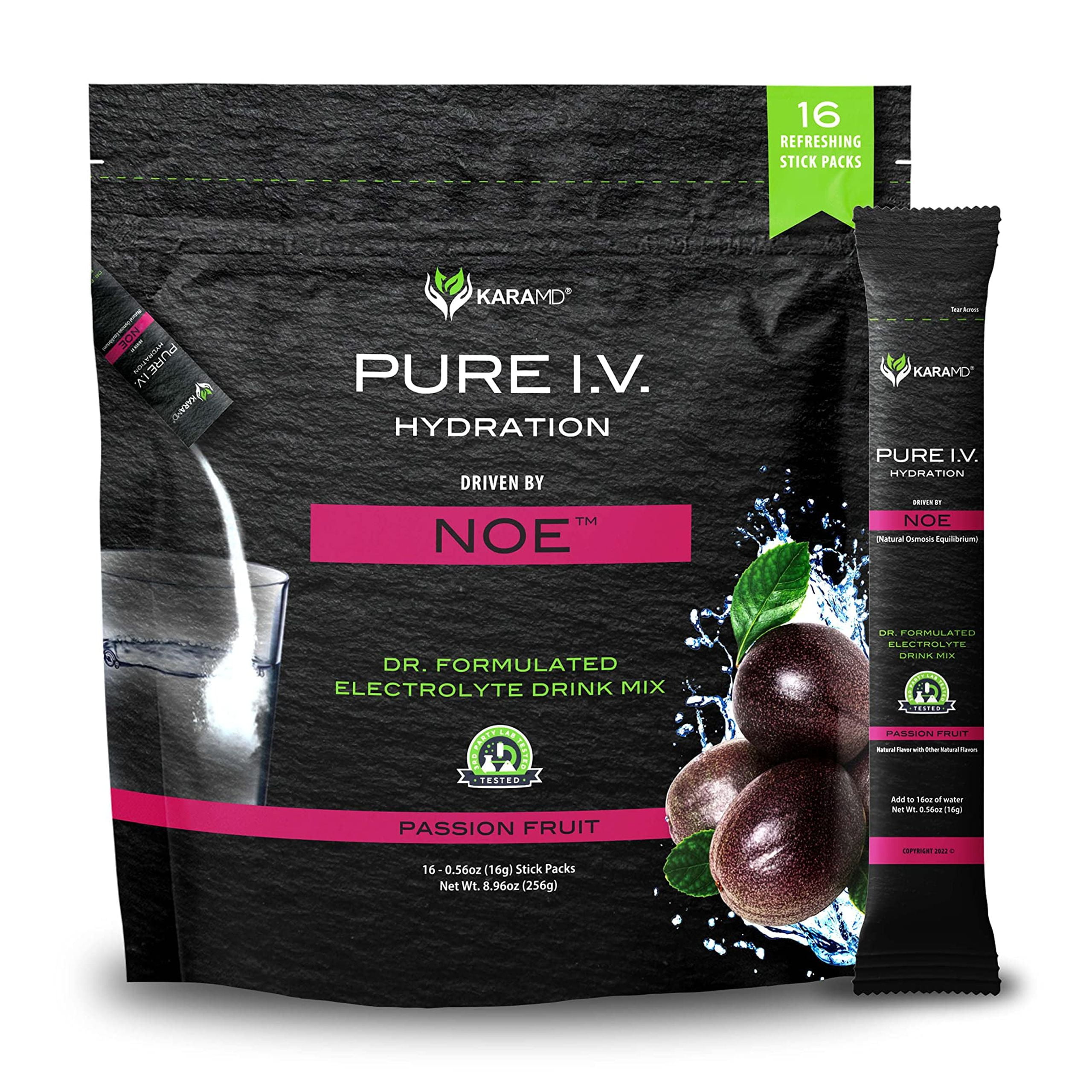 KaraMD Pure I.V. - Professionally Formulated Electrolyte Passion Fruit ...