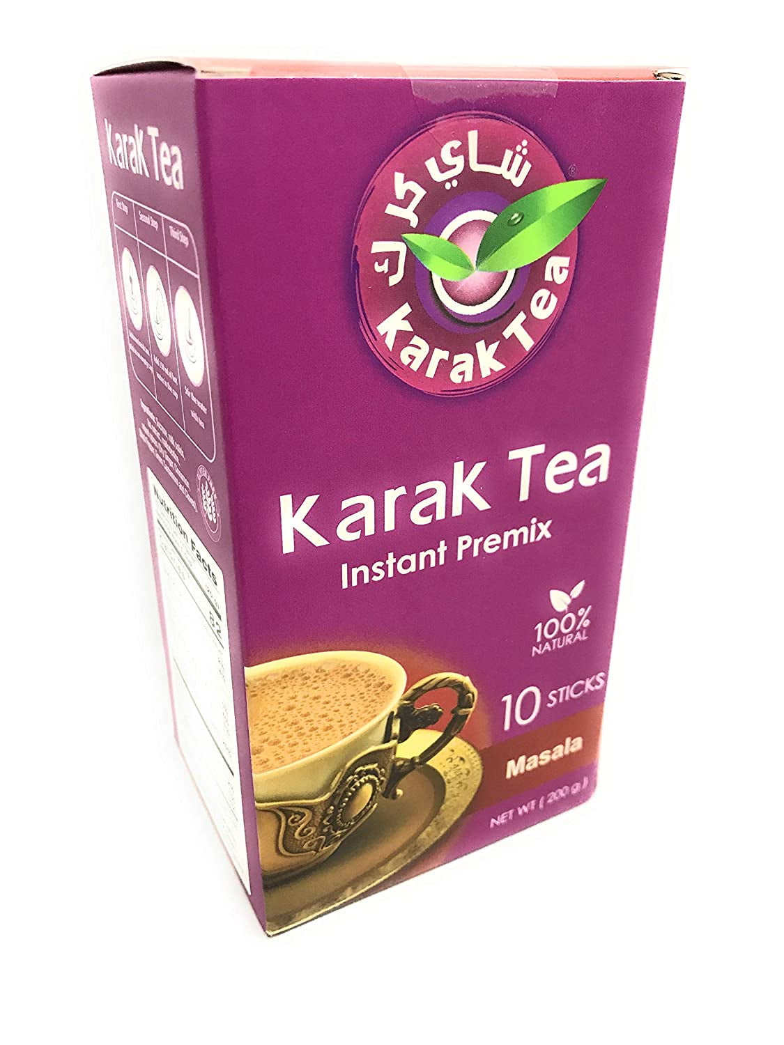 Karak Tea Instant Masala Chai 10 Sticks Rich Masala Flavor, Authentic ...