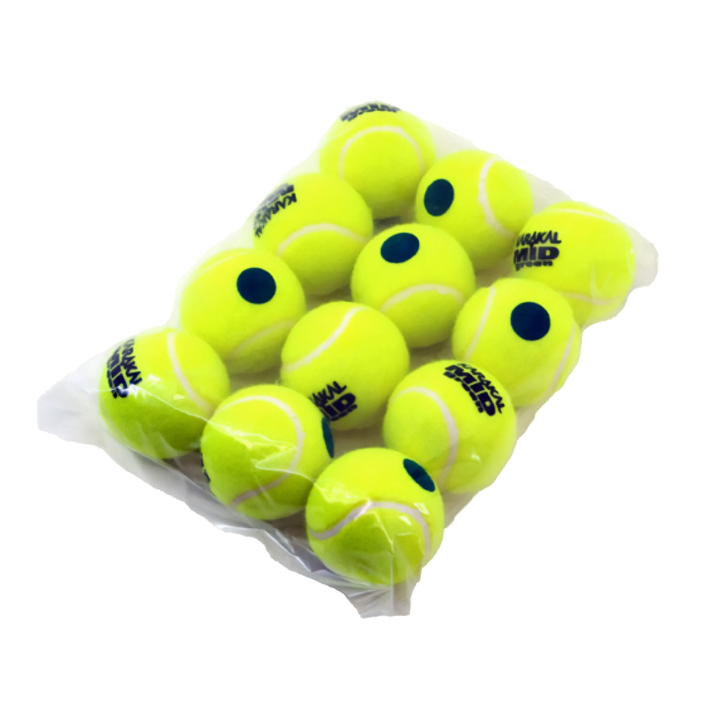 Karakal Dotted Tennis Balls (Pack of 12) - Walmart Business Supplies