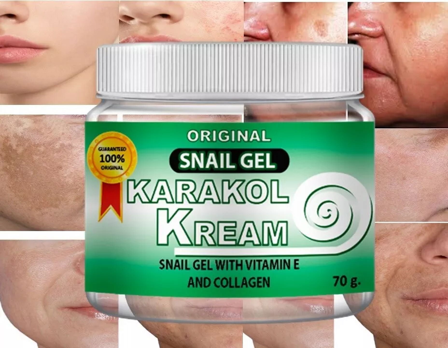 Karakol cream snail cream gel skincare snail caracol gel face hands ...