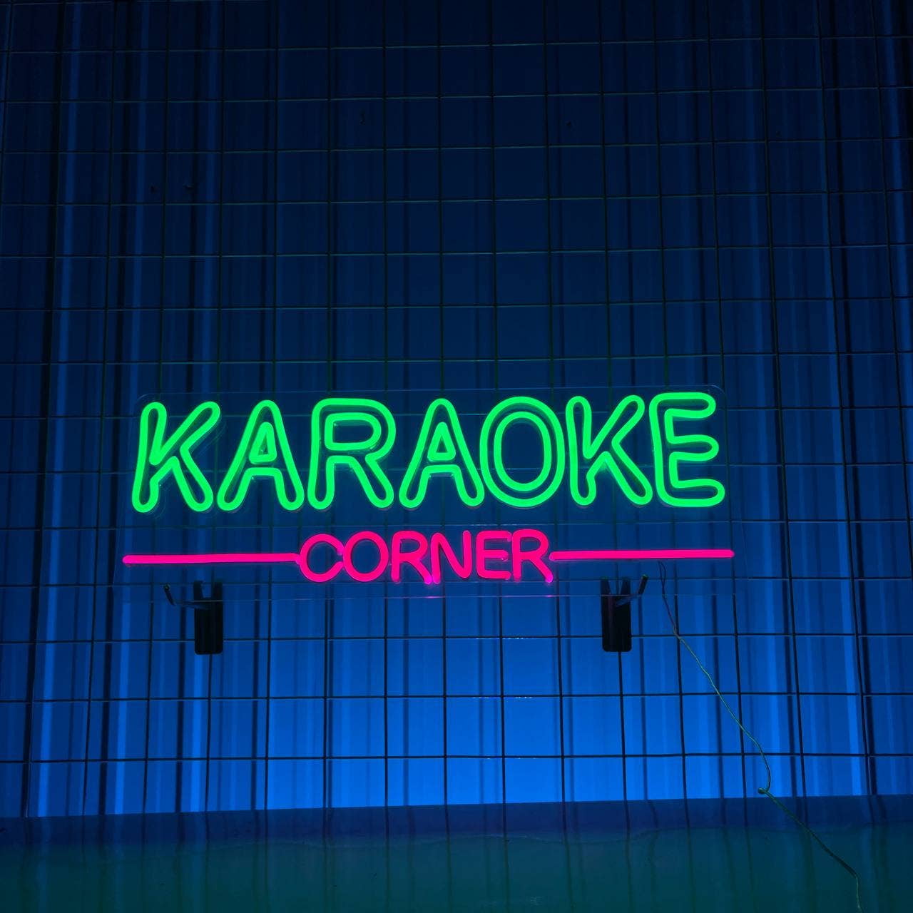 Karaoke Corner Neon Sign, Karaoke Store Signboard Decor - Walmart.com
