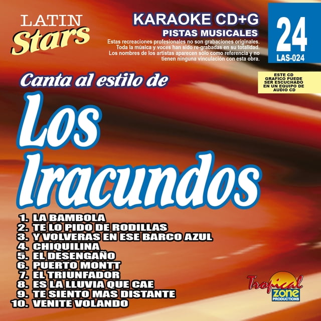 Karaoke Latin Stars 024 Los Iracundos - Walmart Business Supplies