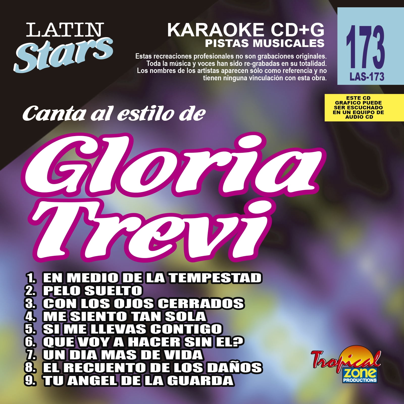 Karaoke Latin Stars 173 Gloria Trevi - Walmart.com