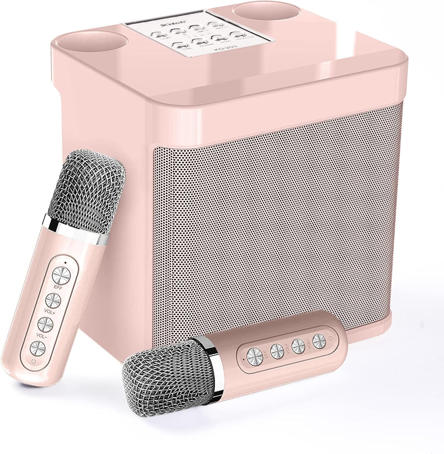 Karaoke Machine with 2 Microphones,Karaoke Machine for Adults and Kids,Portable Mini Karaoke ...