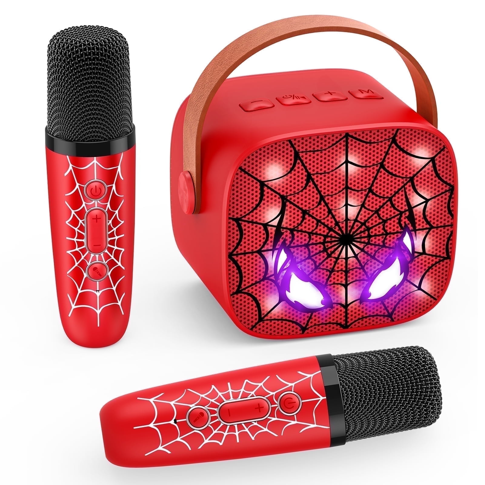 dmazing Mini Karaoke Machine for Kids, 2 Microphones, Bluetooth, Ages 3 ...