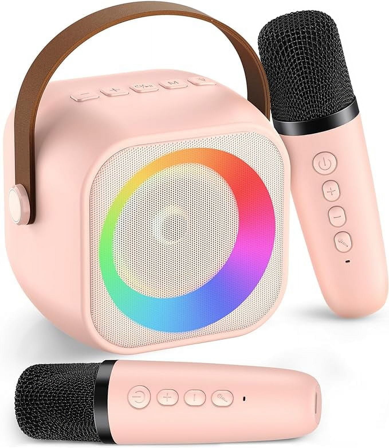 Karaoke Machine for Kids Adults, Mini Portable Bluetooth Karaoke ...