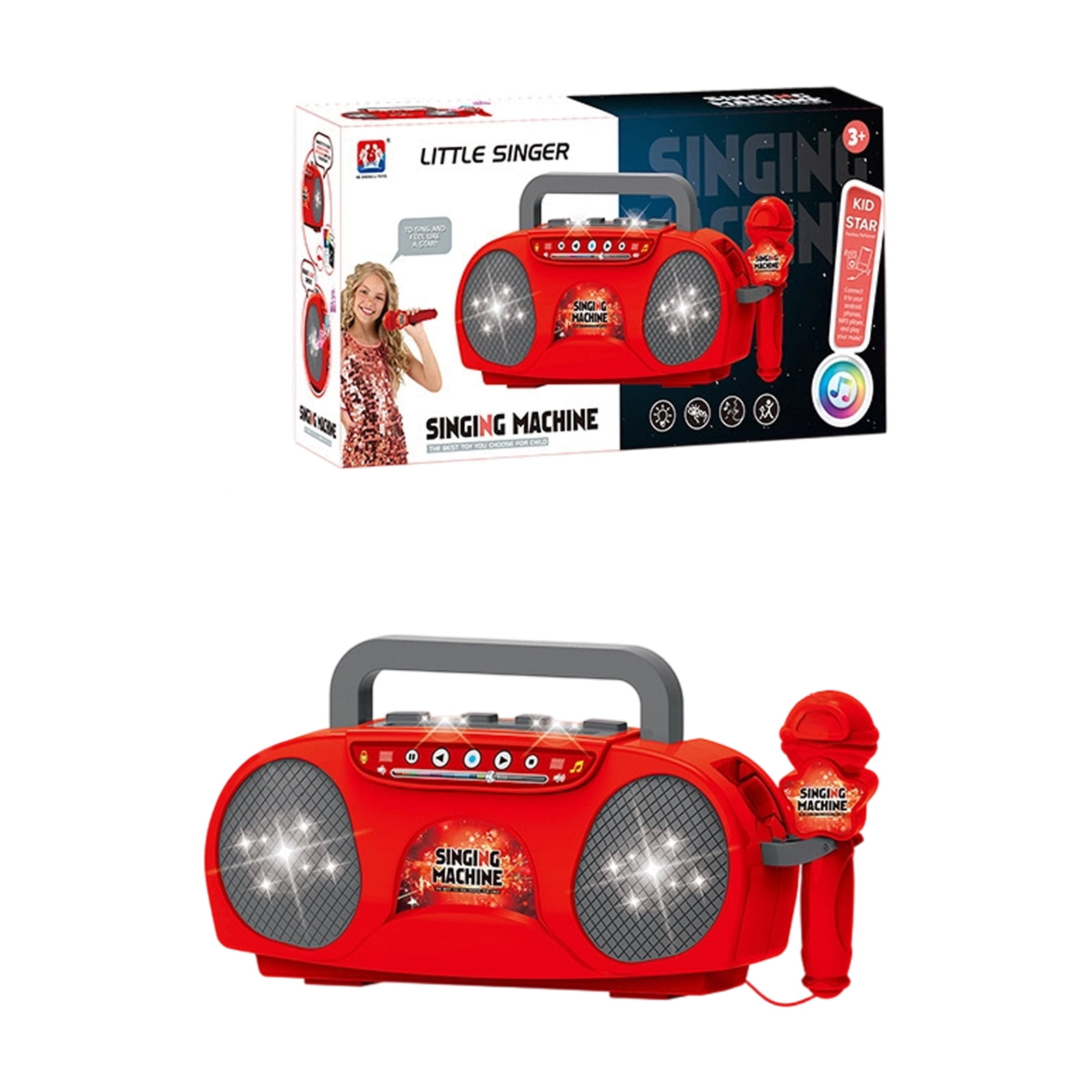 Karaoke Machine for Kids, Singing Machine Microphone Kids with Music ...