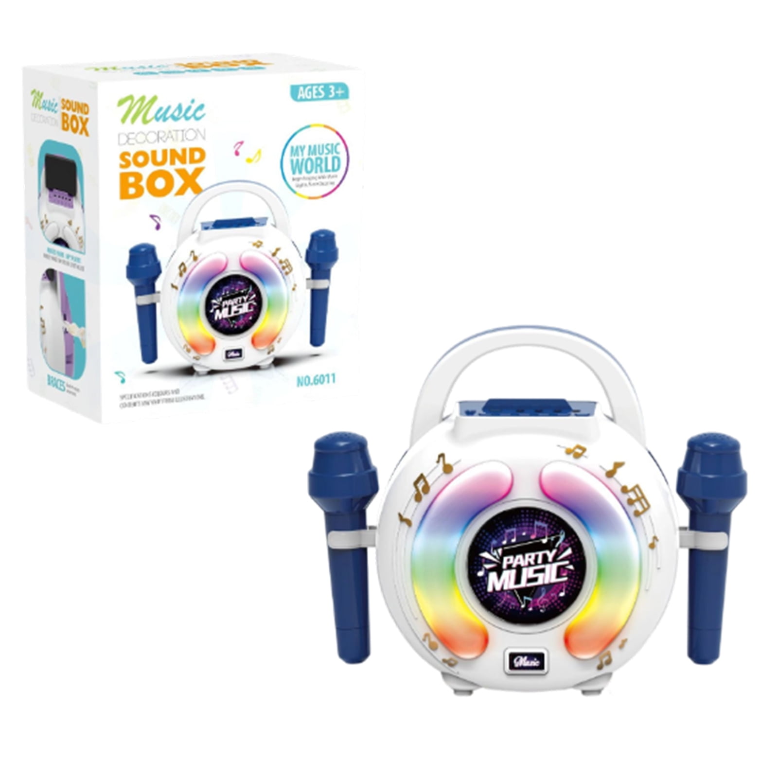 Karaoke Machine, Portable Bluetooth Karaoke Speaker with 2 Wireless ...