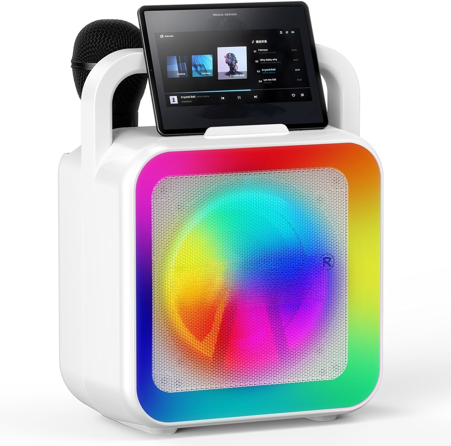 Karaoke Machine for , SD-516 Karaoke Speaker with 2 Microphones, Party ...