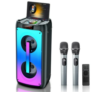Singing Machine ISM1030BT Bluetooth Pedestal Karaoke System with ...