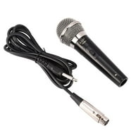 FanFun Wired Dynamic Microphone, Durable 9.8 Feet Cord, Cardioid Mic ...