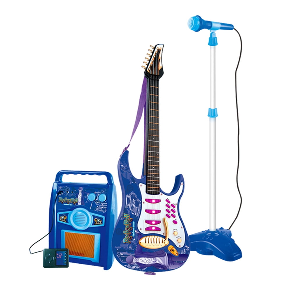 Karaoke Microphone Guitar Musical Set Multifunctional Musical ...