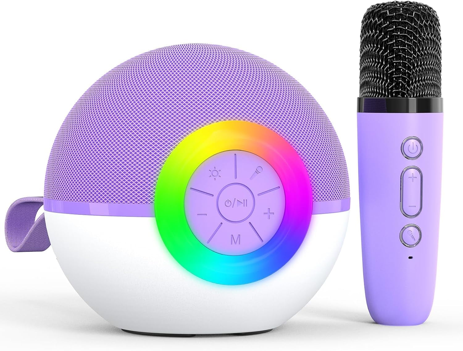 Karaoke Microphone Machine Toys for Kids Adults, Mini Portable ...