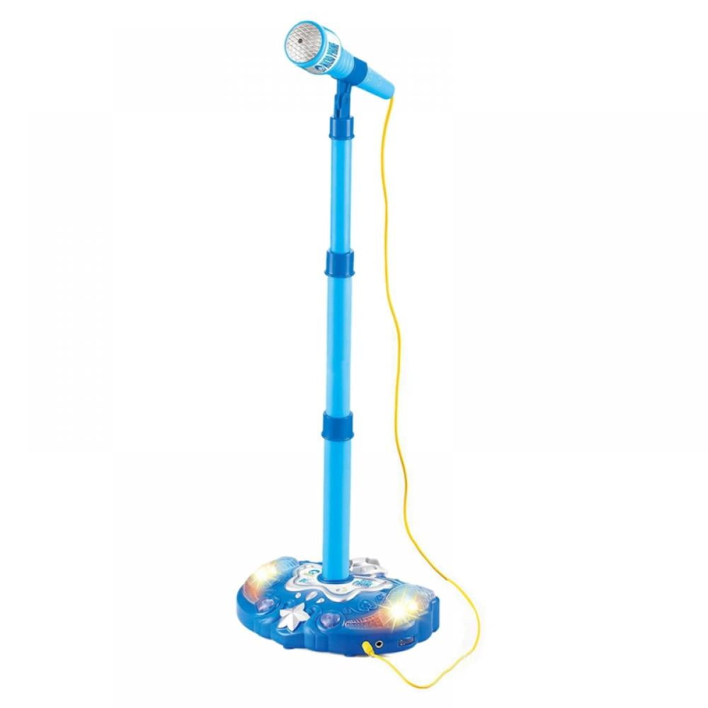 Karaoke Microphone for Kids Flexible Mic Speaker Machine with LED ...