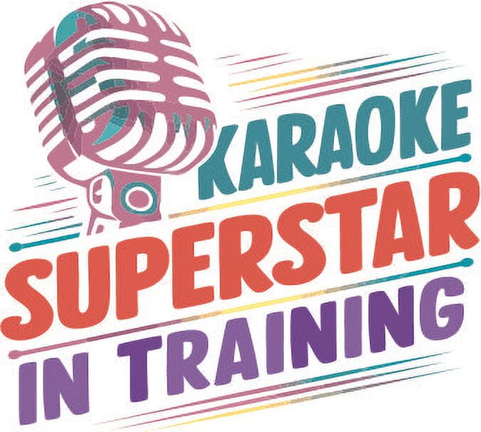 Karaoke Superstar in Training Music Inspired Wall Art Sticker Fun ...