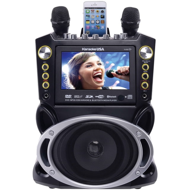Free Shipping! Karaoke USA Bluetooth Karaoke Machine - Walmart.com