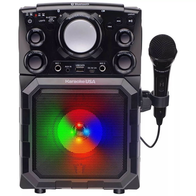 Free Shipping! Karaoke USA GQ410 Portable MP3 Karaoke Player with ...