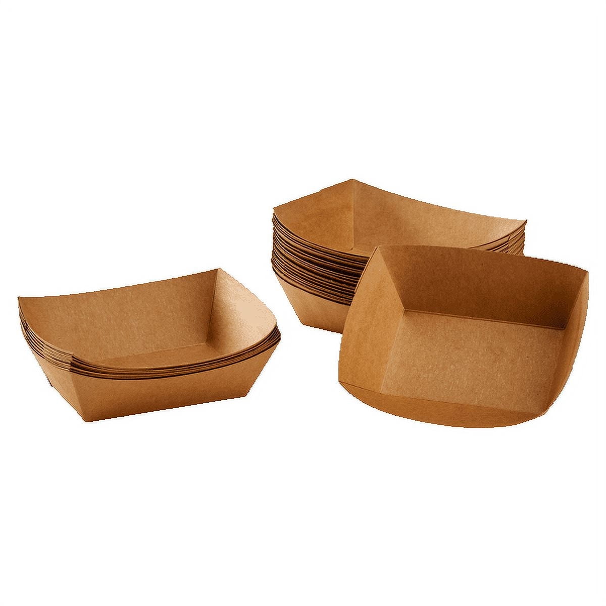 Karat [1 lb - 1000 Pack] Paper Food Boat, Kraft Brown Nacho Tray (FP ...