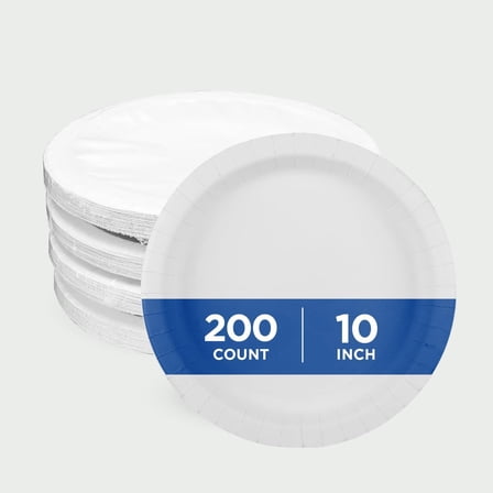 AJM Packaging Green Label Economy Paper Plates 6" Diameter Plate ...